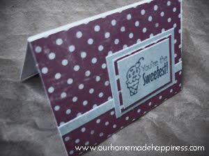 Our Homemade Happiness: How to Make a Reusable Greeting Card