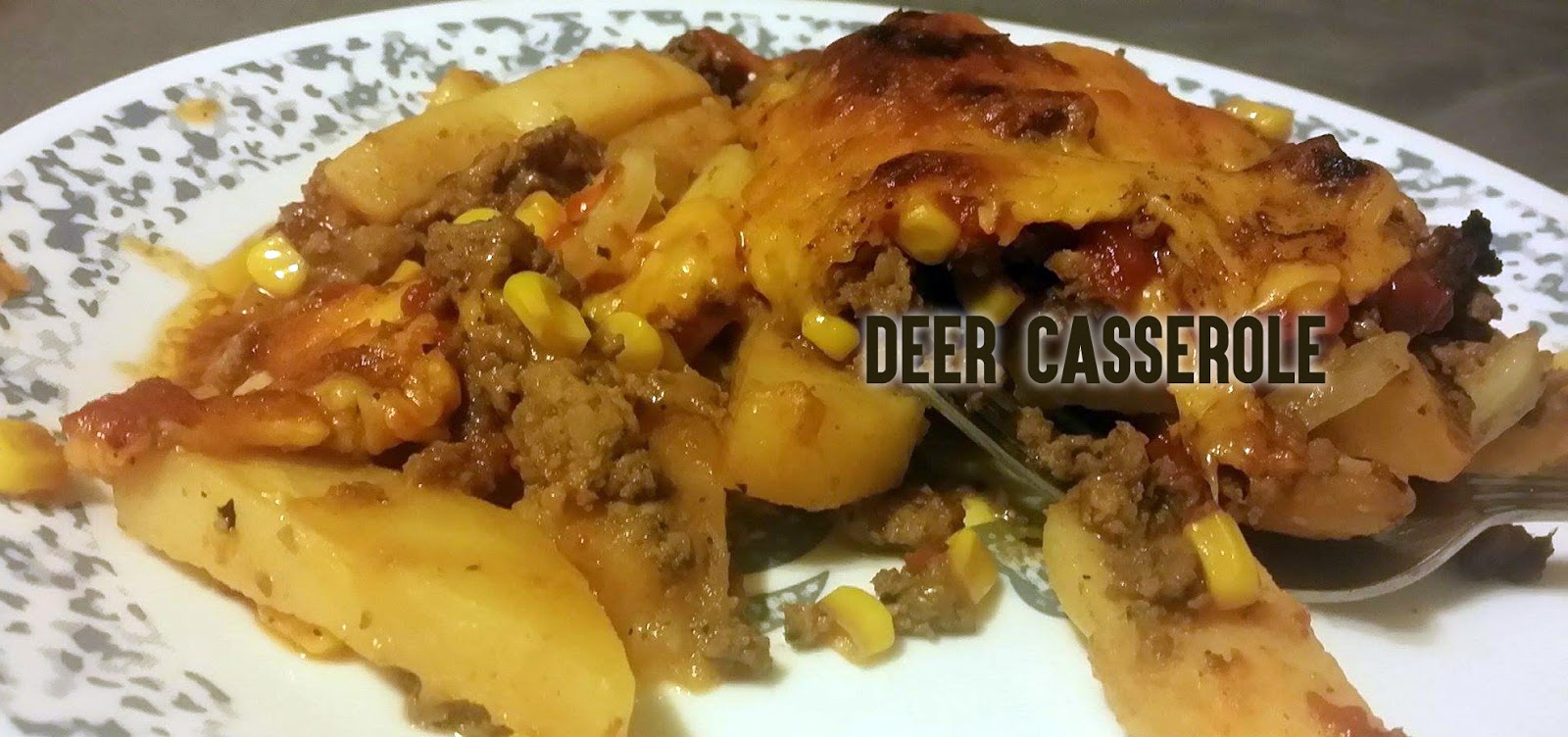 venison (deer) corn casserole | Hippie Chic's Makings