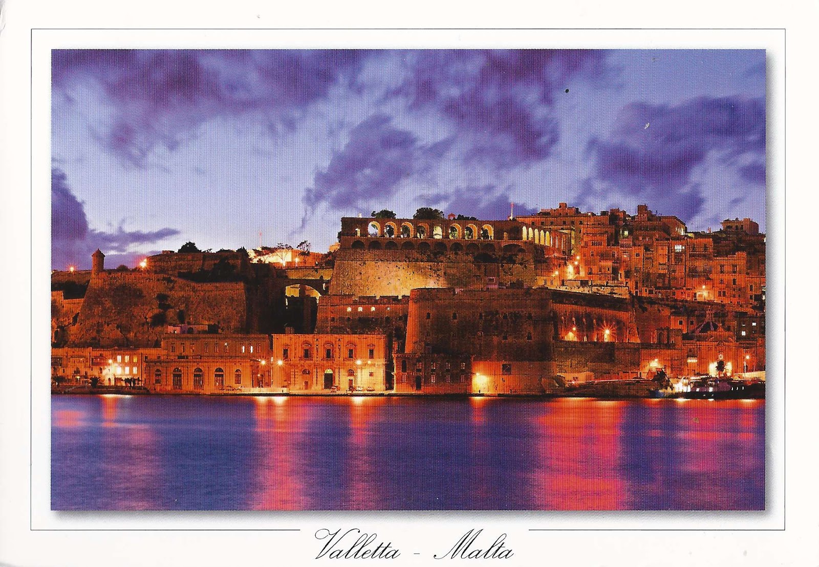 A Journey of Postcards: Valletta, the capital of Malta