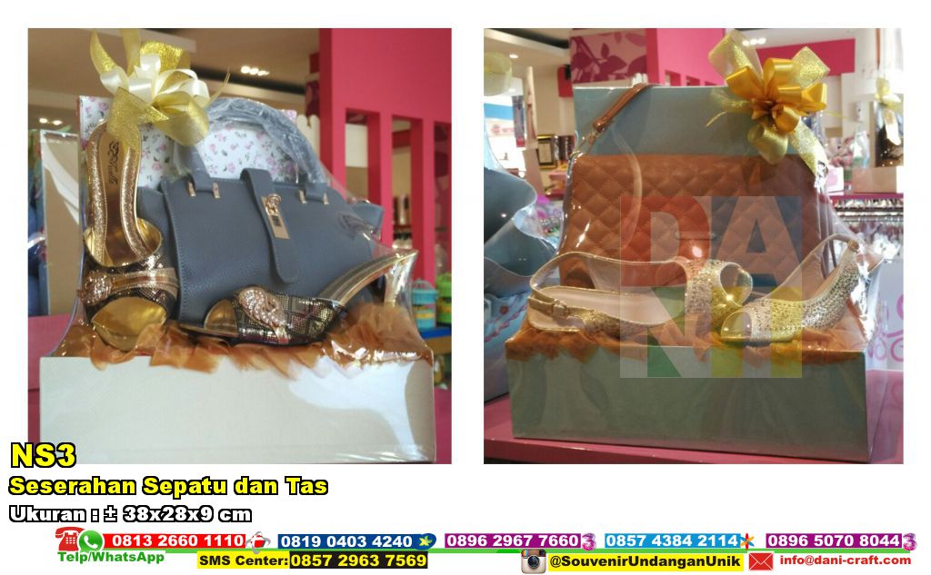 Seserahan Sepatu Dan Tas | Souvenir Pernikahan