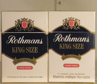 Συλλογή από πακέτα τσιγάρων: Rothmans