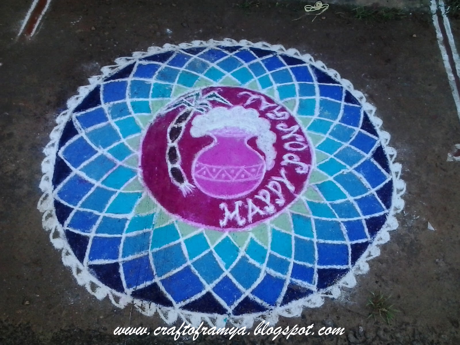 Creative...: Pongal Rangoli