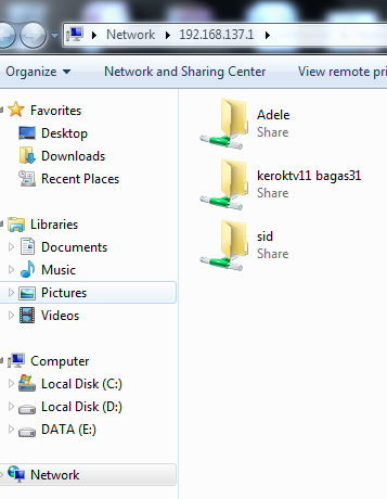 Cara Sharing data menggunakan kabel LAN ( Online ) pc ke pc di windows ...