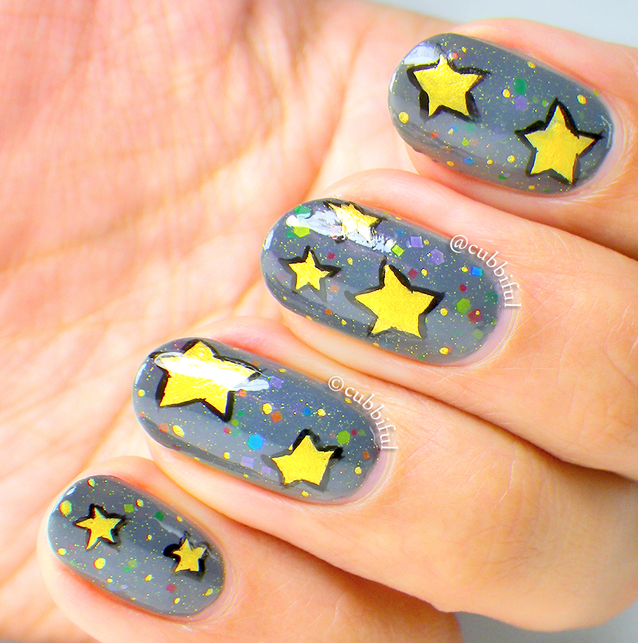 cubbiful: Kawaii Stars Nail Art
