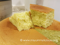 Rice Cooker Pandan Sponge Cake - Yummy~licious + Baby~licious