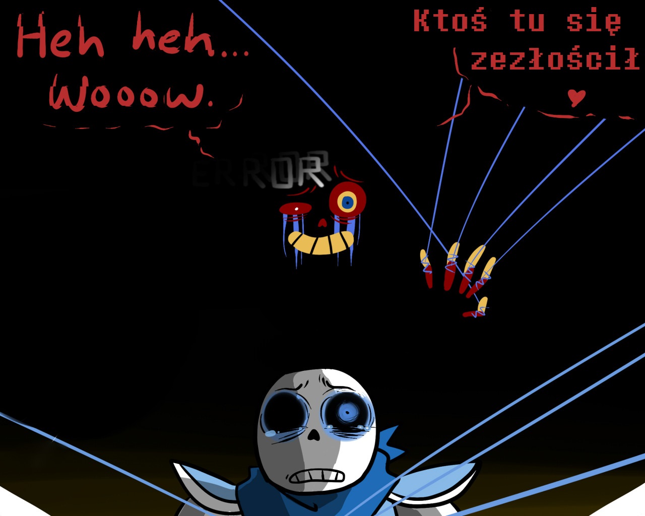 Undertale: O tym jak Error zdobył pierwszego przyjaciela 03 ...
