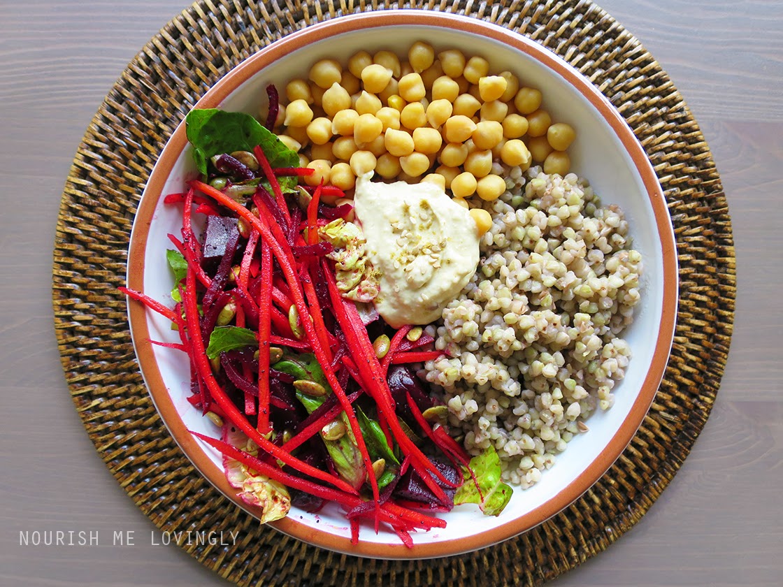 Nourish me lovingly: The eat well plate - No.5 (GF, V+)