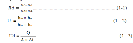MY_Chemistry: PERHITUNGAN NILAI Rd (Fouling Factor) DAN ΔP (pressure ...