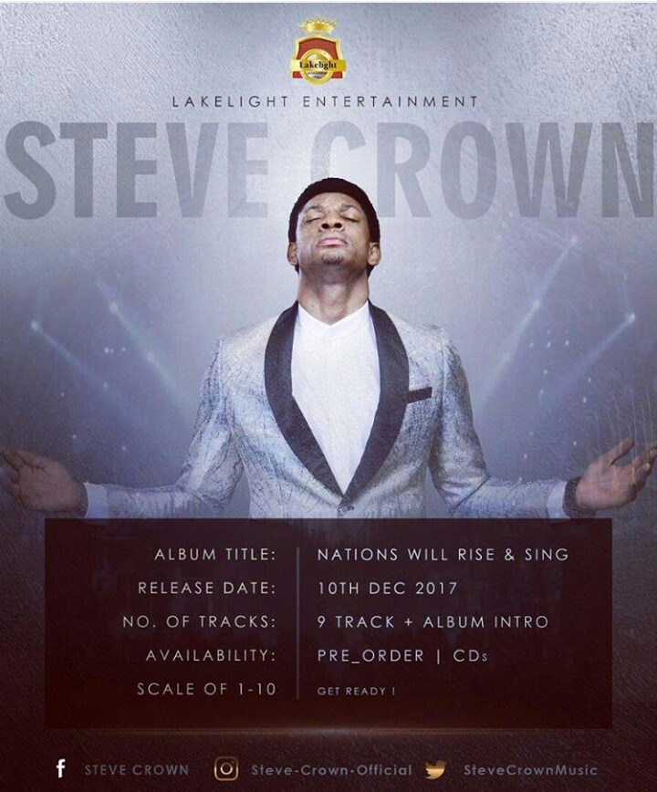 Steve Crown – Nations Will Rise & Sing Album Download & Tracklist ...