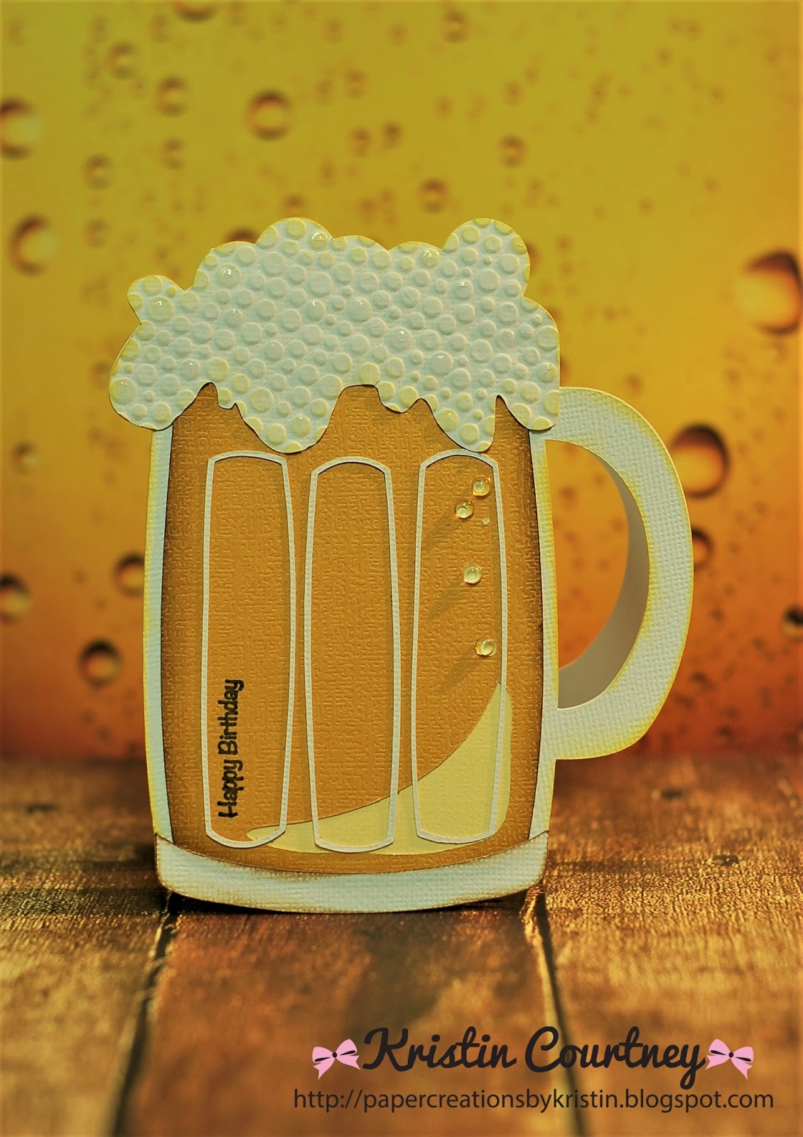 Paper Creations by Kristin: Beer Mug Card