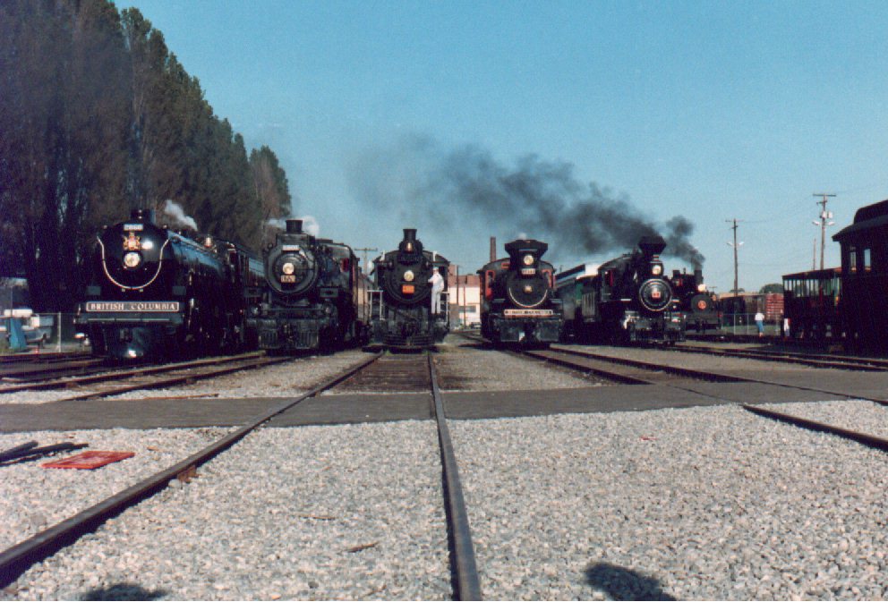 Caboose Coffee: A Birthday Party - The ex-CNR 1392 steam locomotive is ...