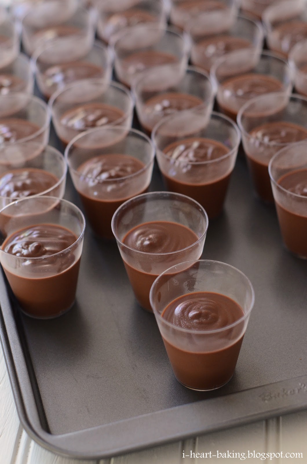 i heart baking!: potted plant chocolate puddings