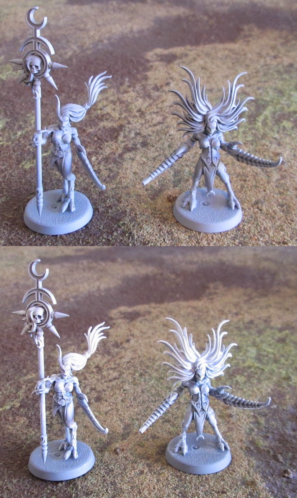 Glenn's GW Minis & Sabers: Painting: Daemonettes