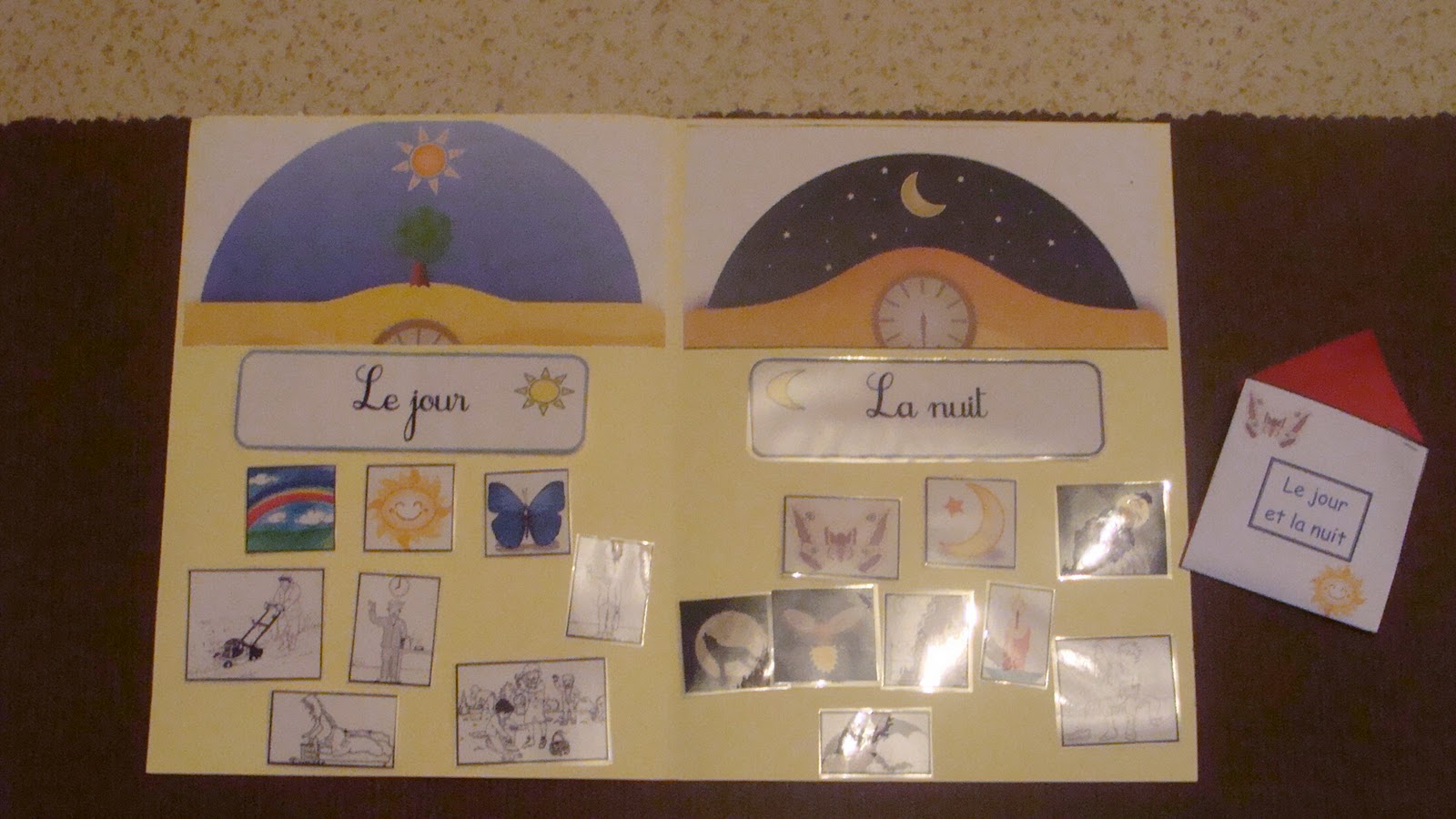 La maternelle à la maison: Distinguer le jour et la nuit
