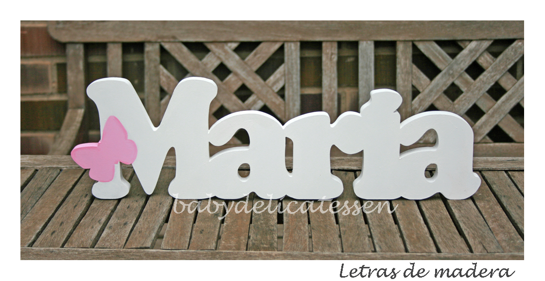 BABY DELICATESSEN LETRAS DE MADERA: julio 2014