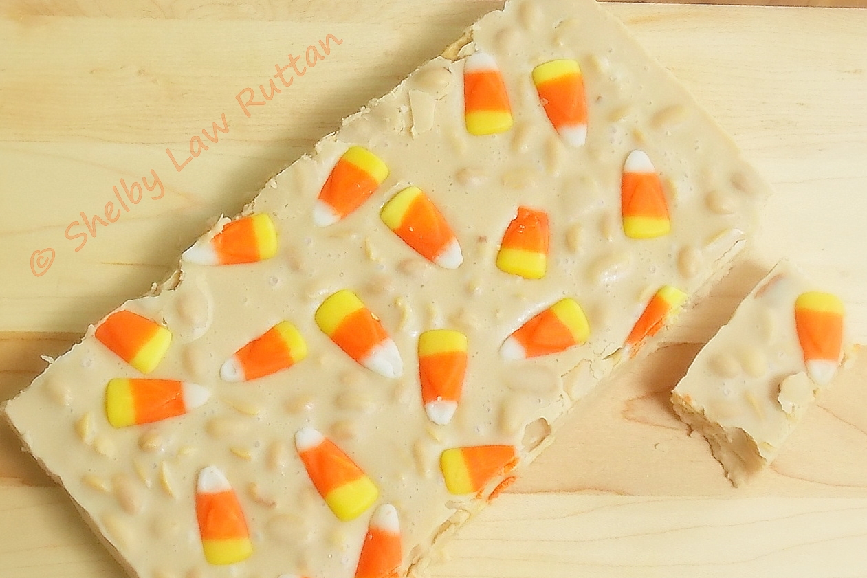 Halloween Candy Corn Fudge Recipe - Grumpy's Honeybunch