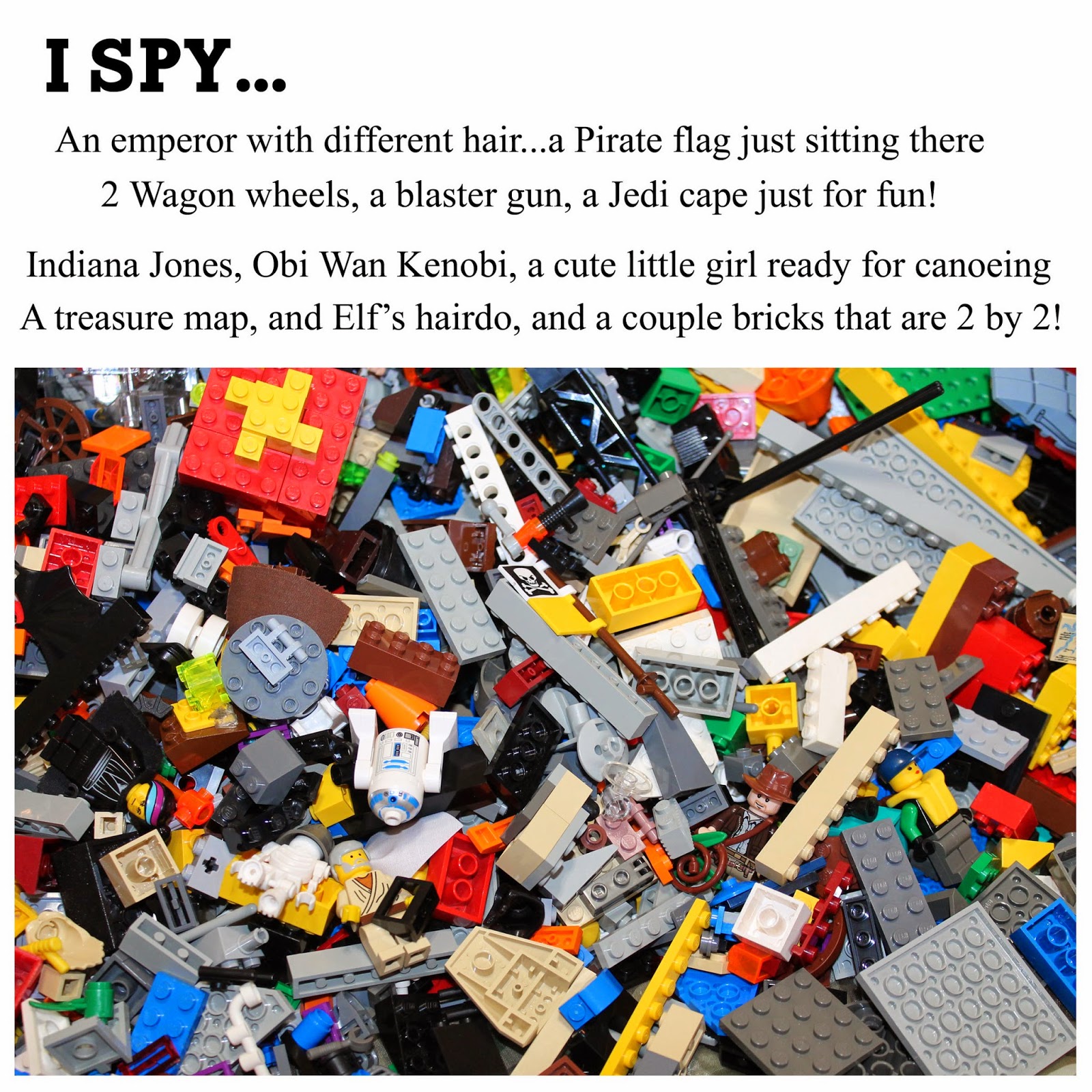 Lego I Spy with my Little Eye Book!