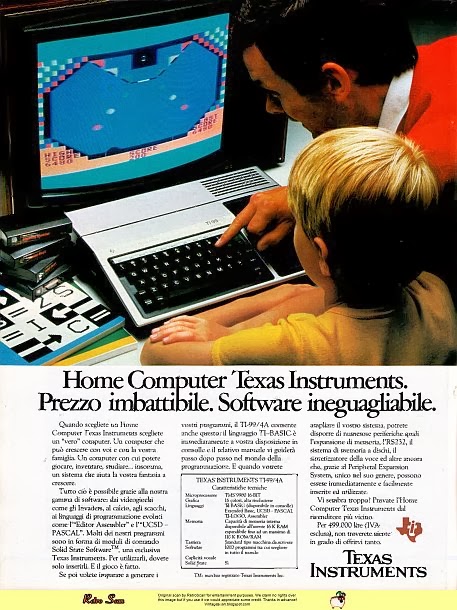 Rétro Scan: Texas Instruments TI-99/4A (1982)
