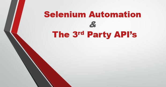 Selenium-By-Arun: Using Third Party APIs in Selenium Automation