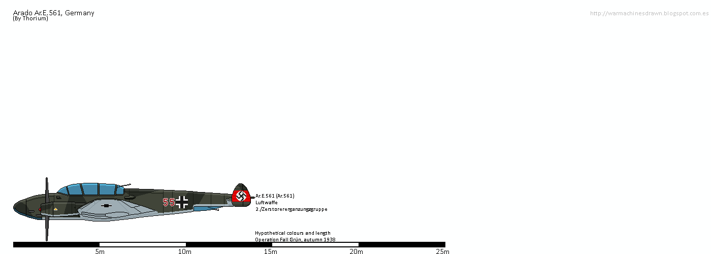 War Machines Drawn: Arado Ar.E.561