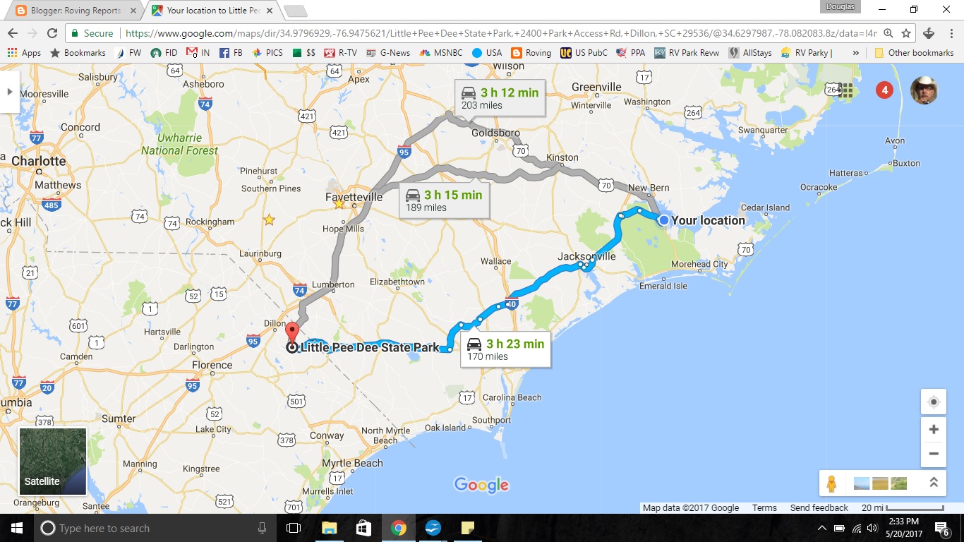 Roving Reports by Doug P: 2017-10 New Bern North Carolina