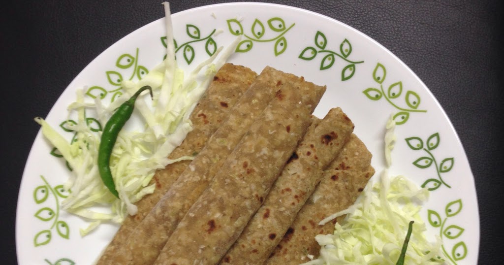 Cabbage Paratha / Cabbage Roti - From Sushma's Kitchen