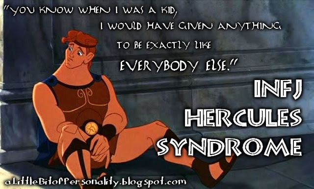 INFJ Hercules Syndrome - definition - A Little Bit of Personality