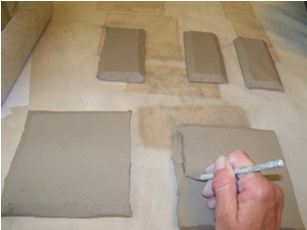 CreativeCeramics: Working with Clay: Rolling out the Slabs!