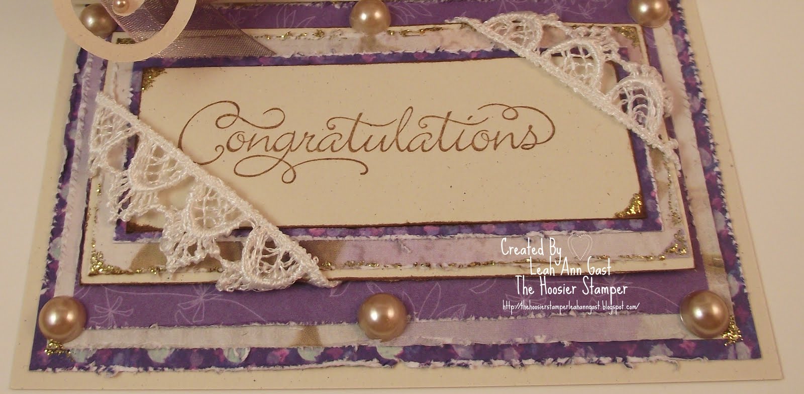 Handmade OOAK Cards by The Hoosier Stamper: Teddy Bea Congratulations ...