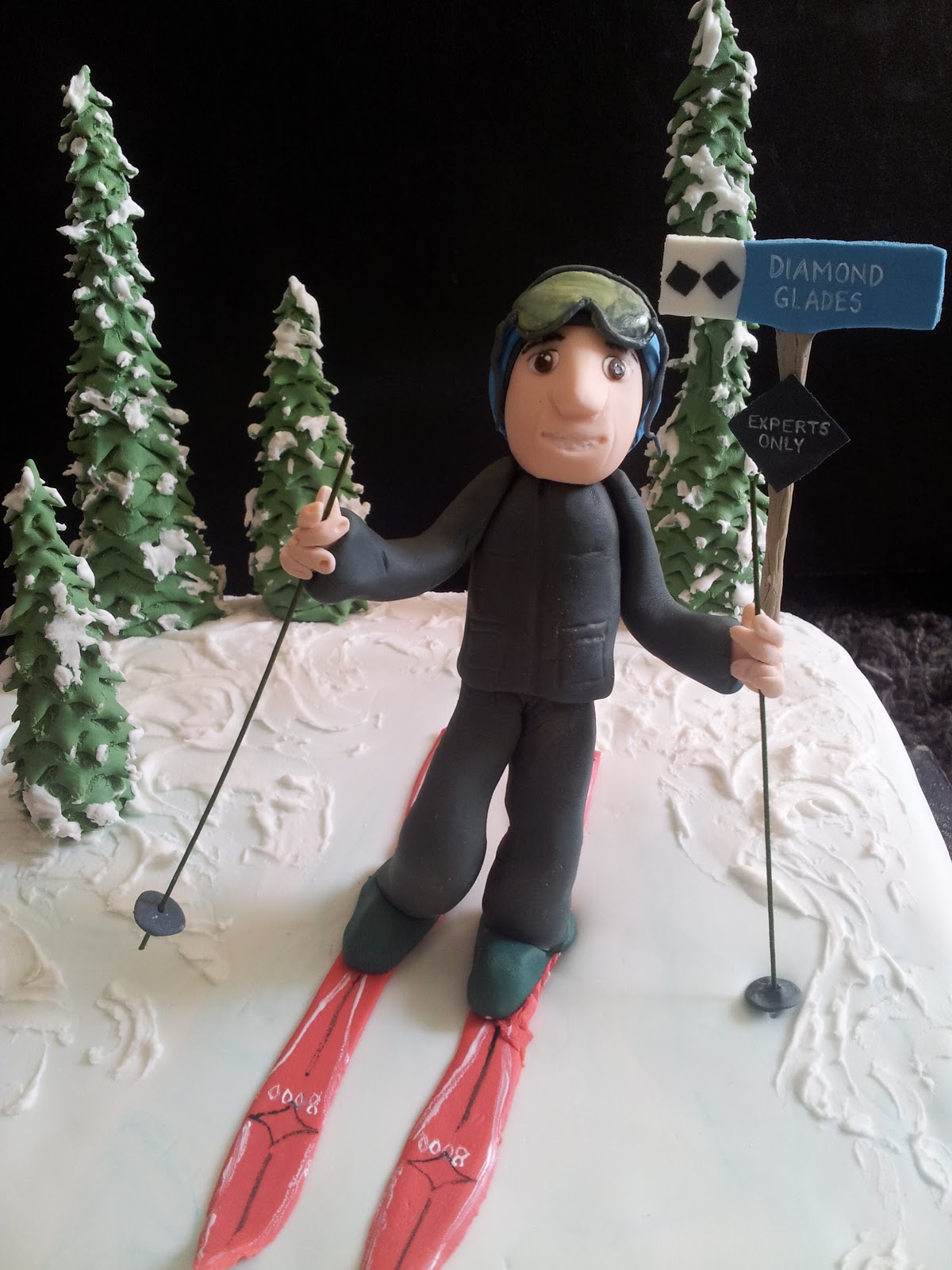 Kiddles 'N Bits: Skiing cake