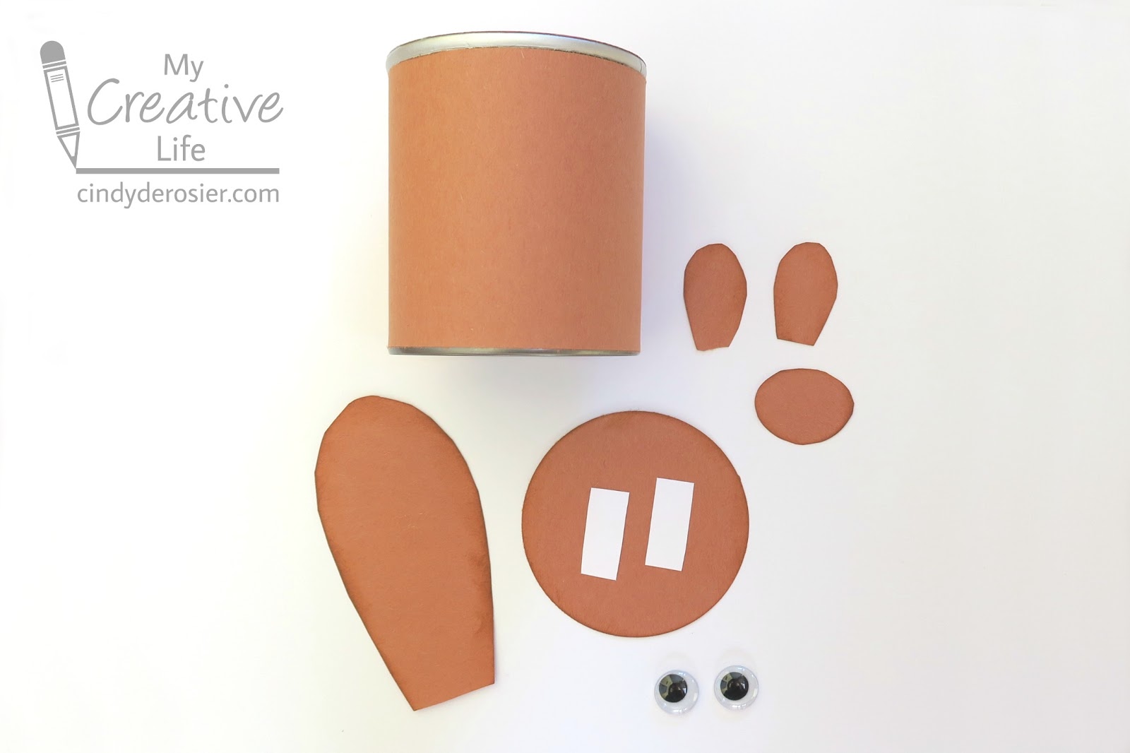 Cindy deRosier: My Creative Life: Pringles Can Beaver Craft