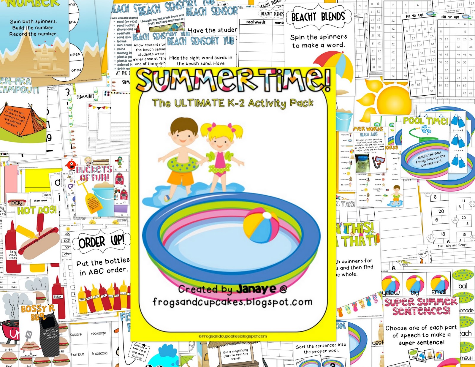 Tales of Frogs and Cupcakes: Summertime Pack + Giveaway!