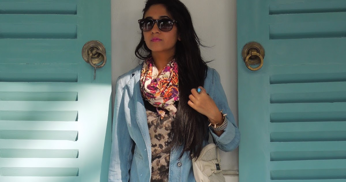 Leggings,Spikes And a Pop Of Neon-OOTD