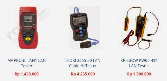 Daftar Harga Lan Tester Kabel RJ45 ~ AGEN FLUKE INDONESIA
