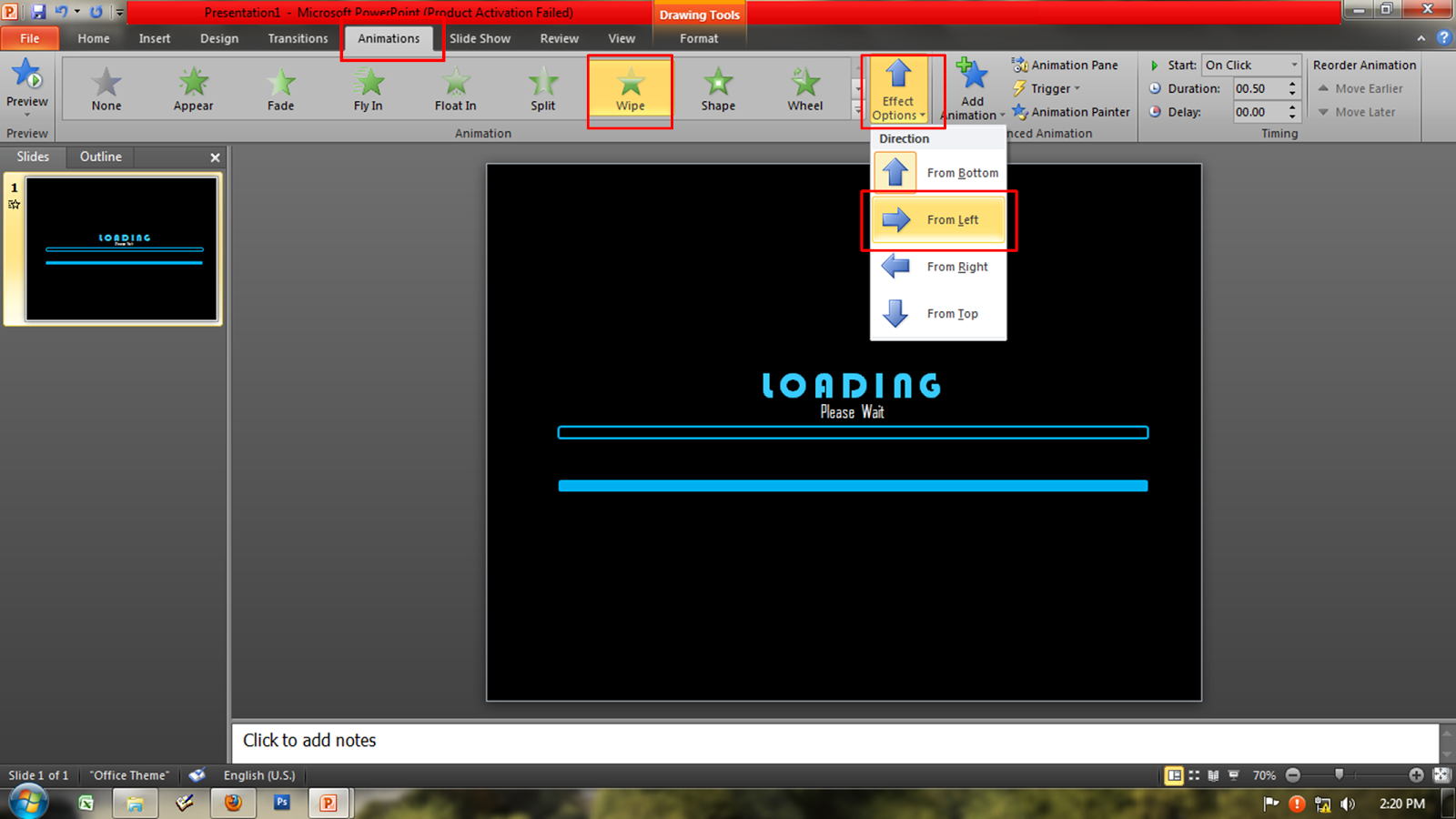 Membuat Animasi Loading Di PowerPoint ~ Belajar Microsoft Office