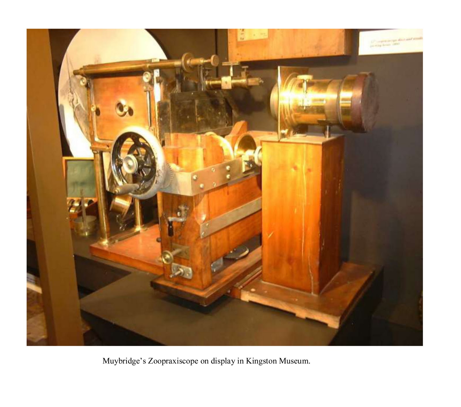 El efecto Muybridge: El Zoopraxiscopio-Muybridge