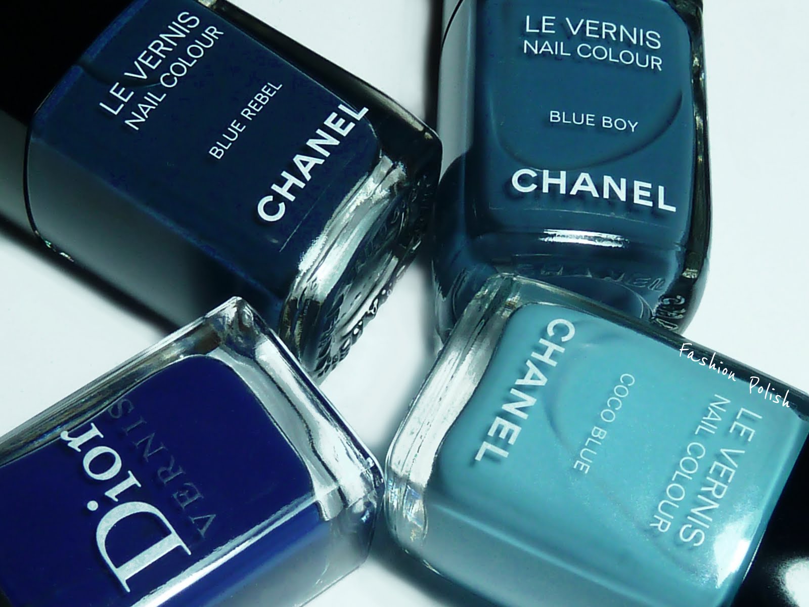 Fashion Polish: Dior Blue Denim, Fall 2011 Blue Tie Collection Swatches ...