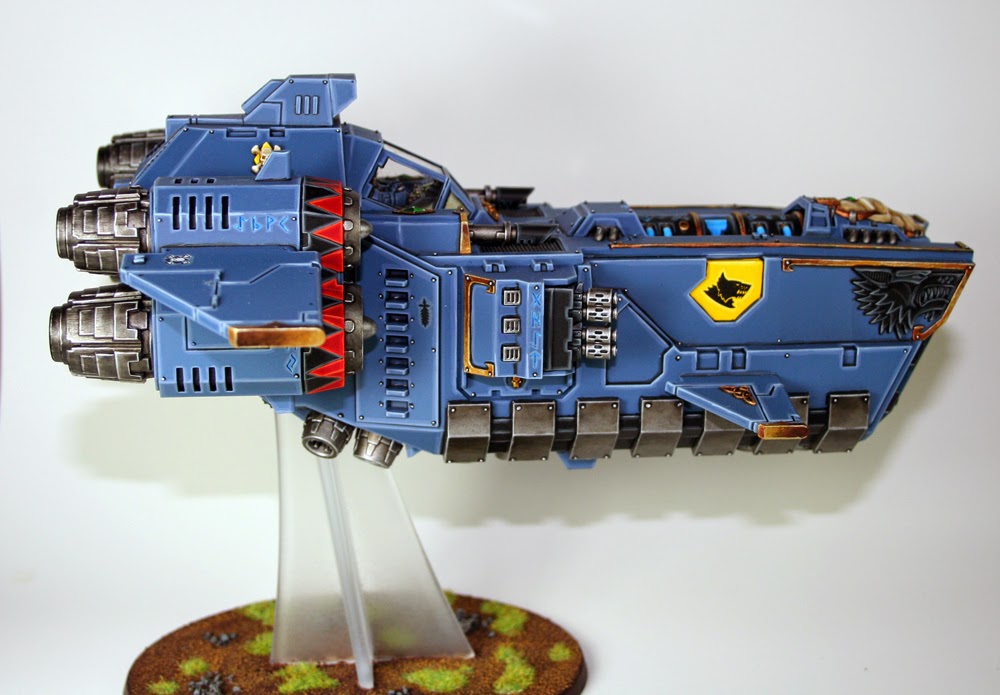 Matt Sterbenz Miniature Painting: Two Stormwolf ships and a Stormfang ...