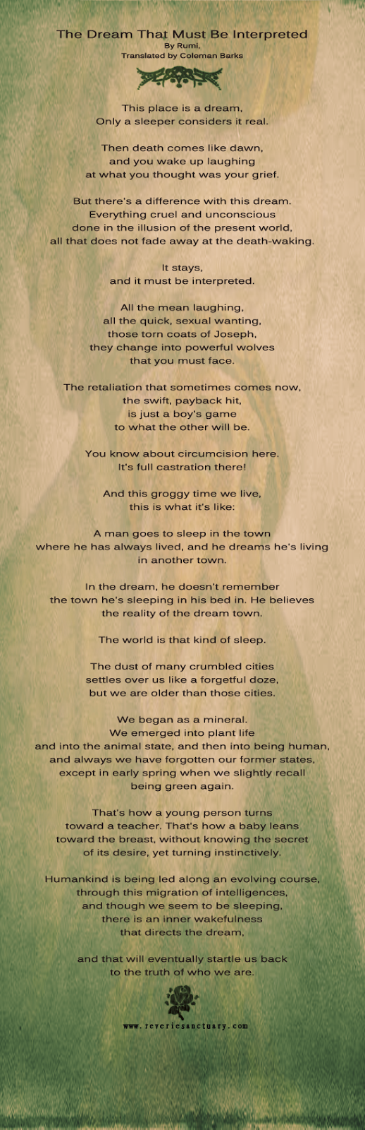 The Dream That Must Be Interpreted