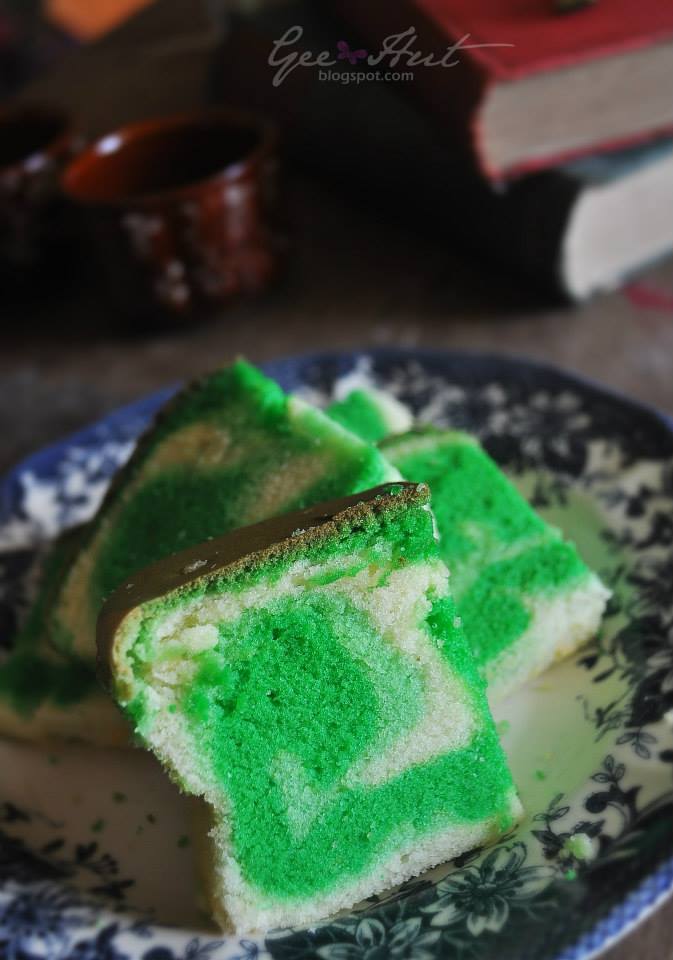 GeeHut: Kek span pandan