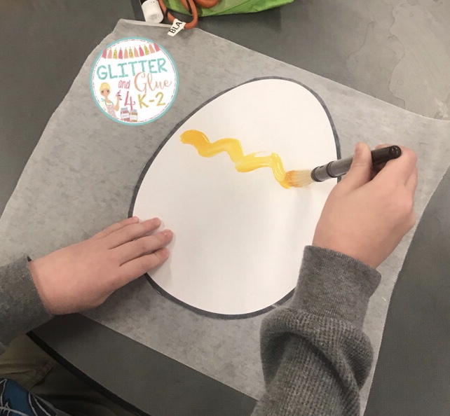 Easter Egg Craftivity | Glitter and Glue 4 K-2