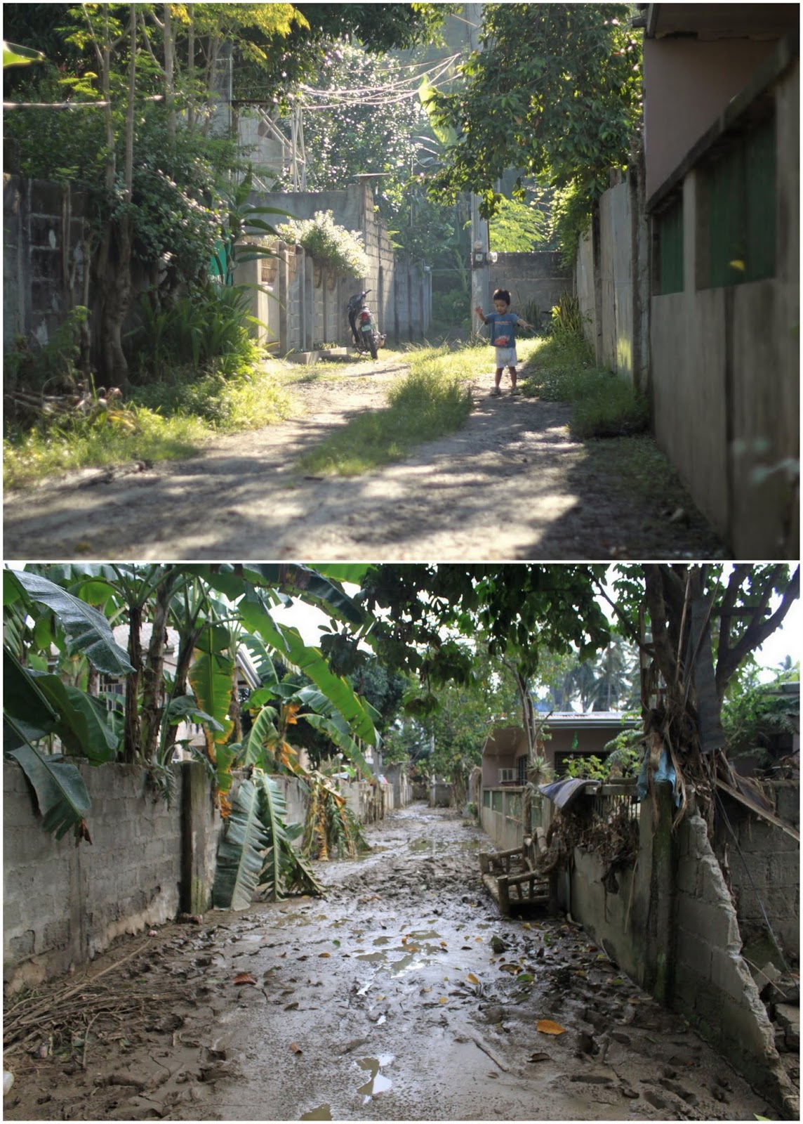 Iligan House - Before and After Typhoon Sendong