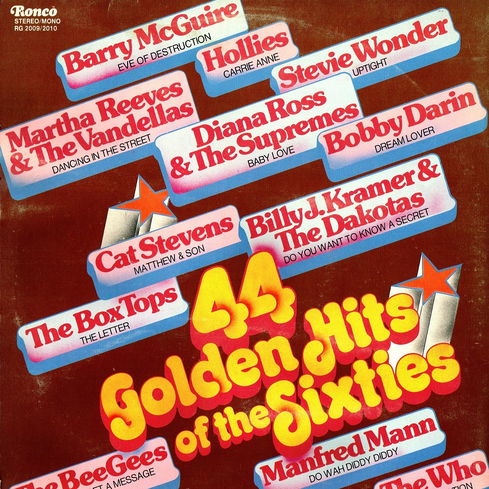 Various - 44 Golden Hits Of The Sixties (1974) - 2Lp ~ blog met ...