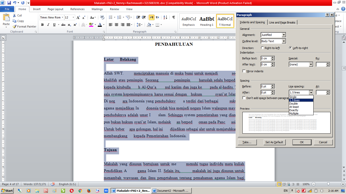 Cara Mudah Mengatur Spasi Antar Kata atau huruf di WORD 2010 - How To ... Cara Mudah Mengatur Spasi Antar Kata atau huruf di WORD 2010 - How To ...