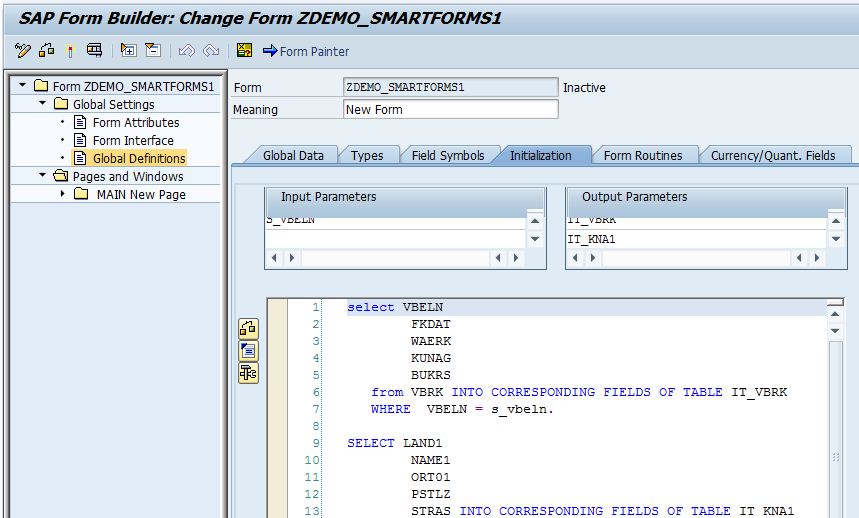 Sap Sample Programs Sap Smart Forms Sample Program