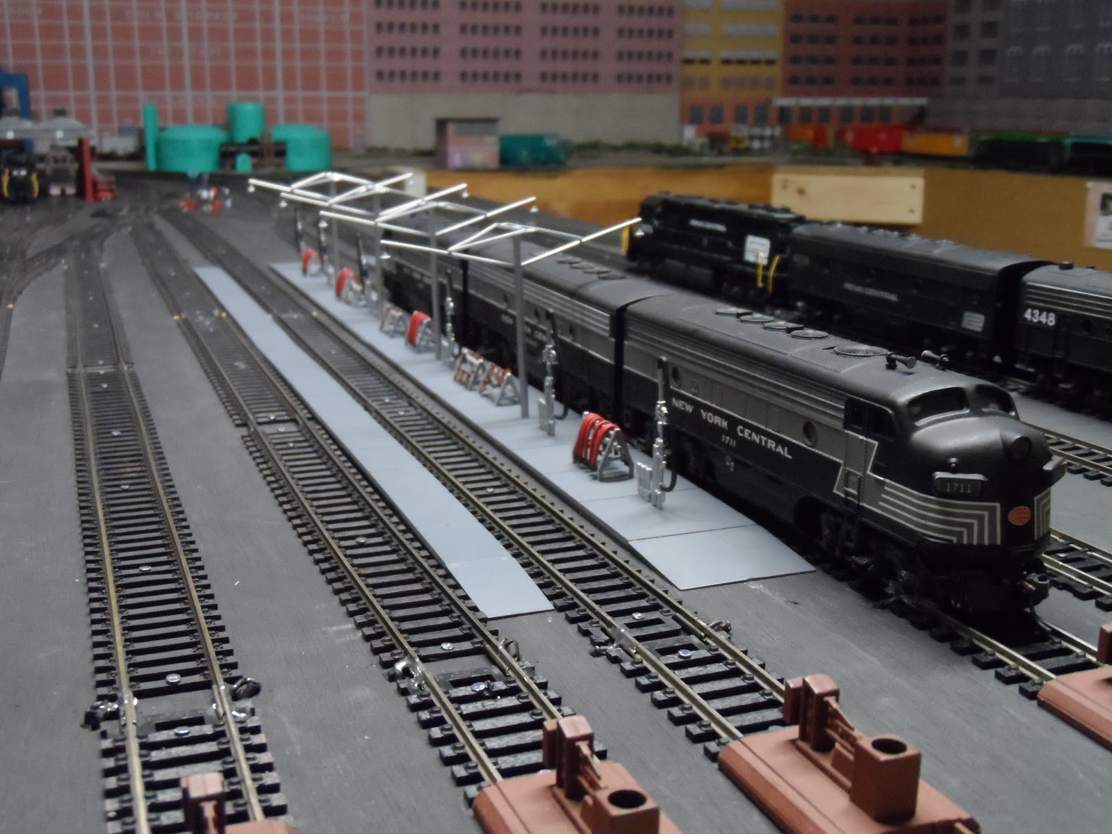 New York Central Train Layout: Terminal Yard Engine Facility Additions