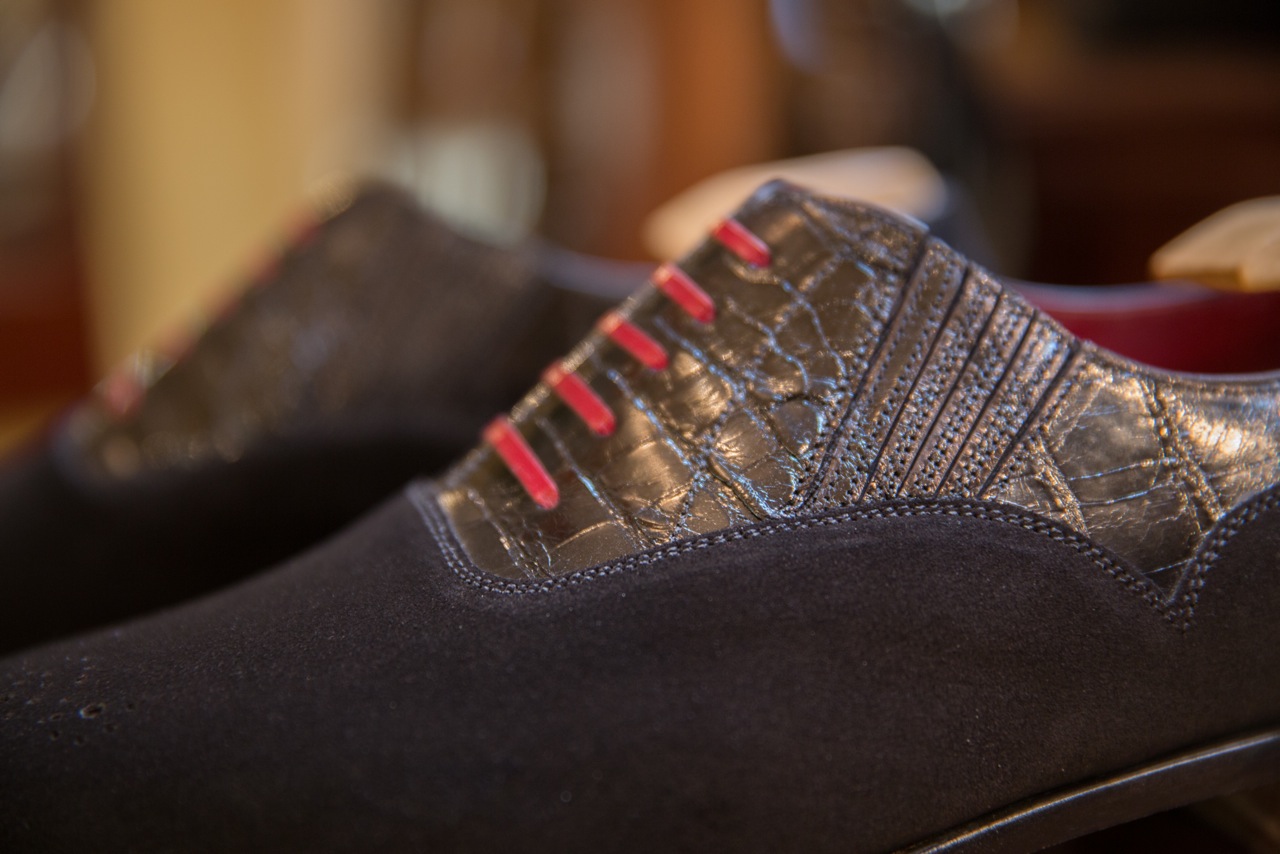 The Shoe AristoCat: GJ Cleverley - V Galosh side gusset with faux laces