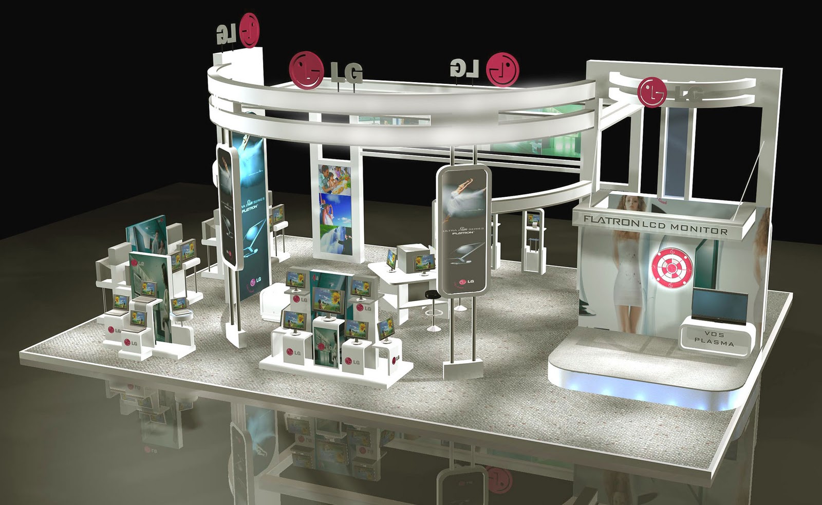 TFQ architects: Contoh-contoh desain stand pameran