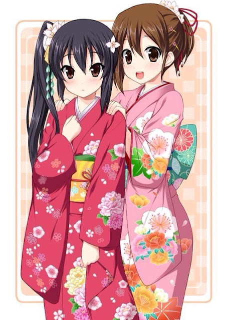 Anime girls in Yukata | Animoe