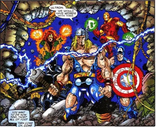 "Hero Envy" The Blog Adventures: THE TOP 5 GREATEST BATTLES OF THE AVENGERS